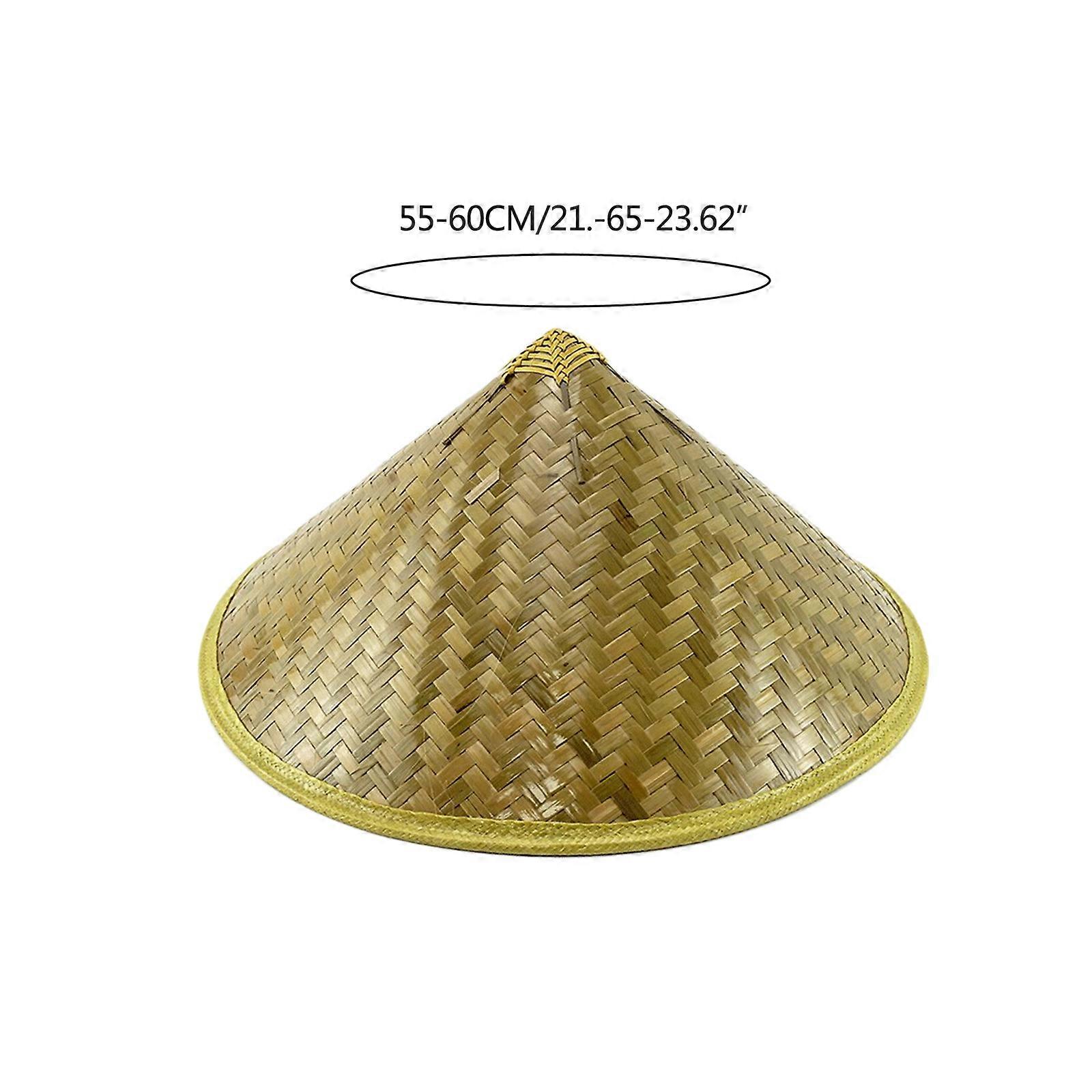 Bamboo Hat Asian Hat Chinese Hat Conical Hat Rice Farmer Hats Hand ...