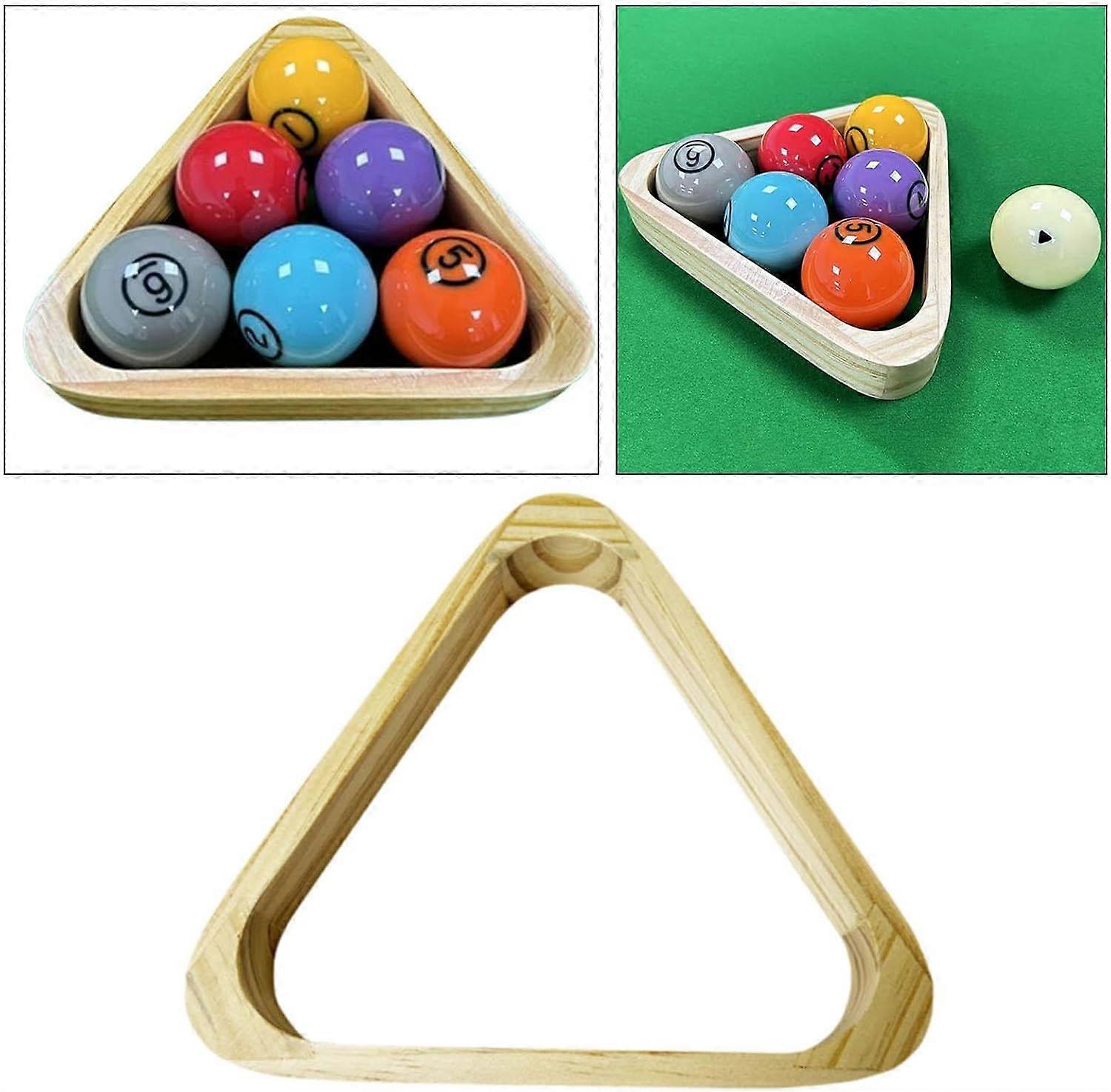 Billiard Triangle Ball Rack for Pool Table Home Game Play Durable ...
