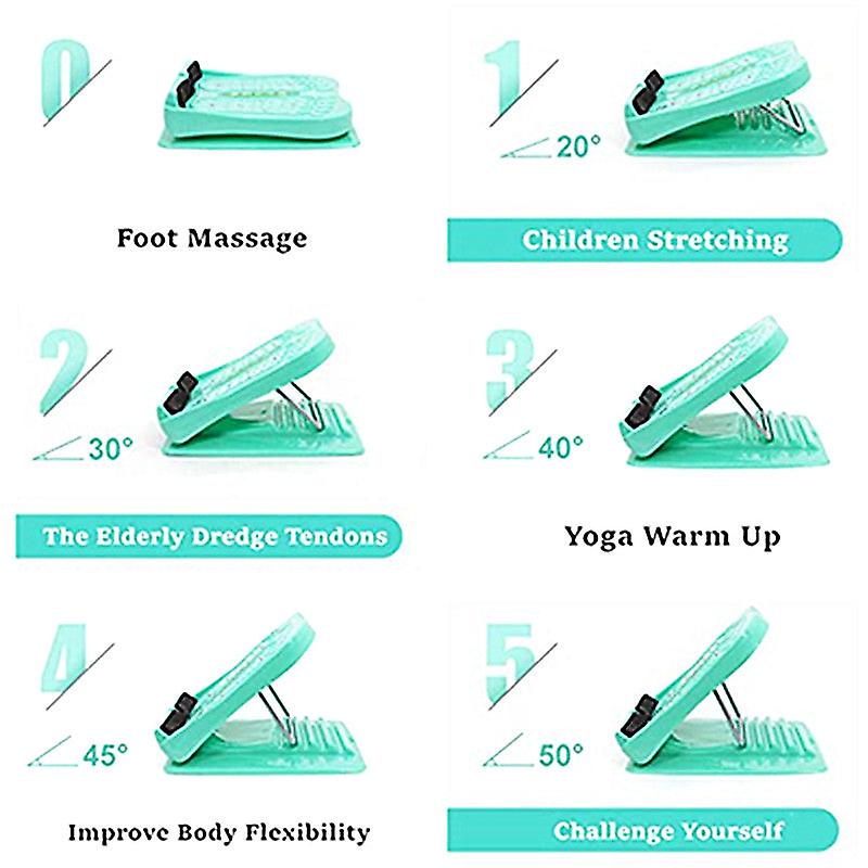 Portable slant board foot massage instrument adjustable incline boards ...