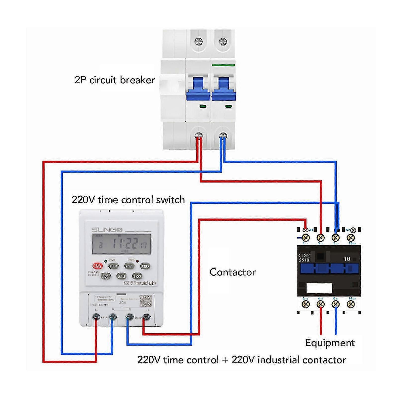 Time Control Switch Microcomputer 7 Day Programmable Automatic Digital ...