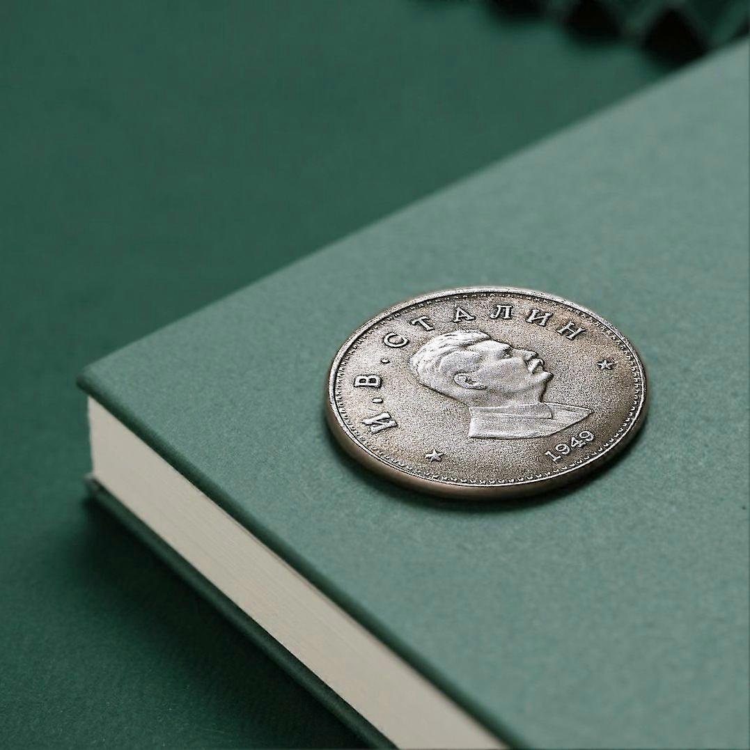 Stalin profile portrait Soviet silver dollar commemorative coin antique ...