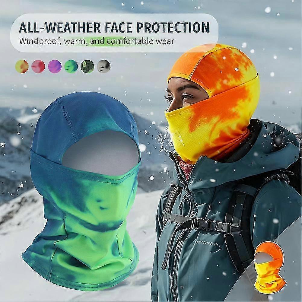 Heat Reactive Balaclava Unisex Temperature Sensitive Color Change Ski ...