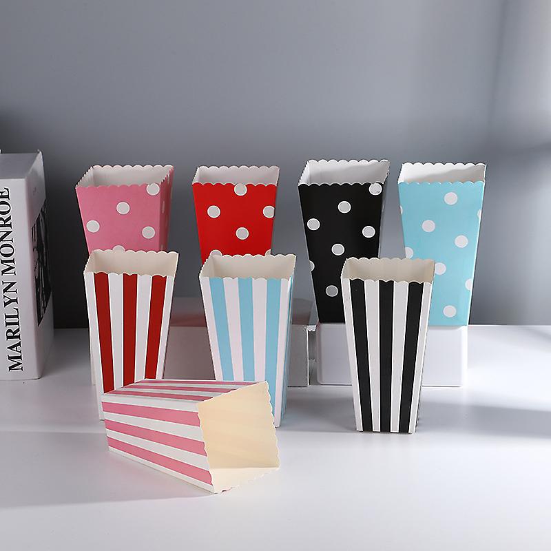 Blue Dot Disposable Popcorn Containers,disposable Popcorn Boxes Chicken ...