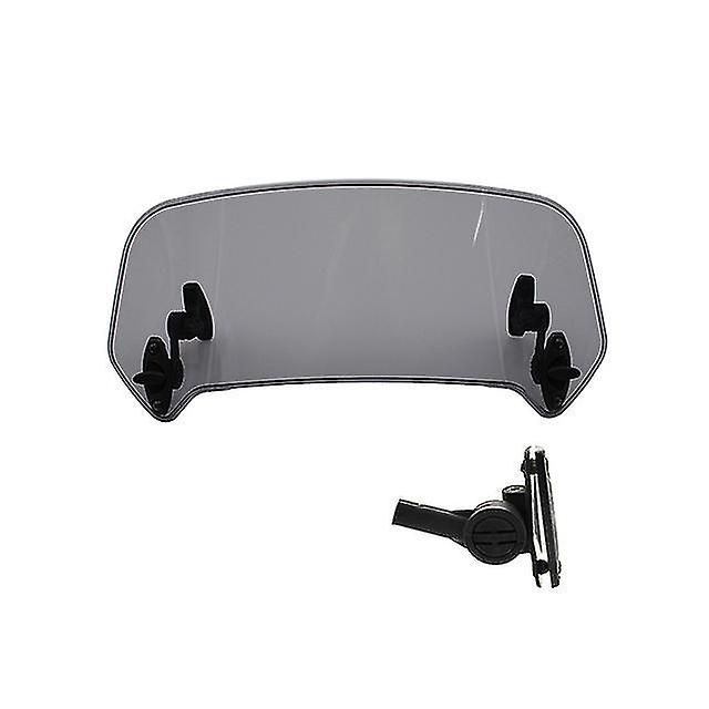 Transparent Color Universal Motorcycle Adjustable Wind Screen Extension ...