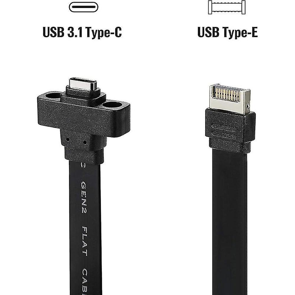 Usb 3.1 Type C Front Panel Header Extension Cable 50 Cm, Usb 3.1 Type E ...