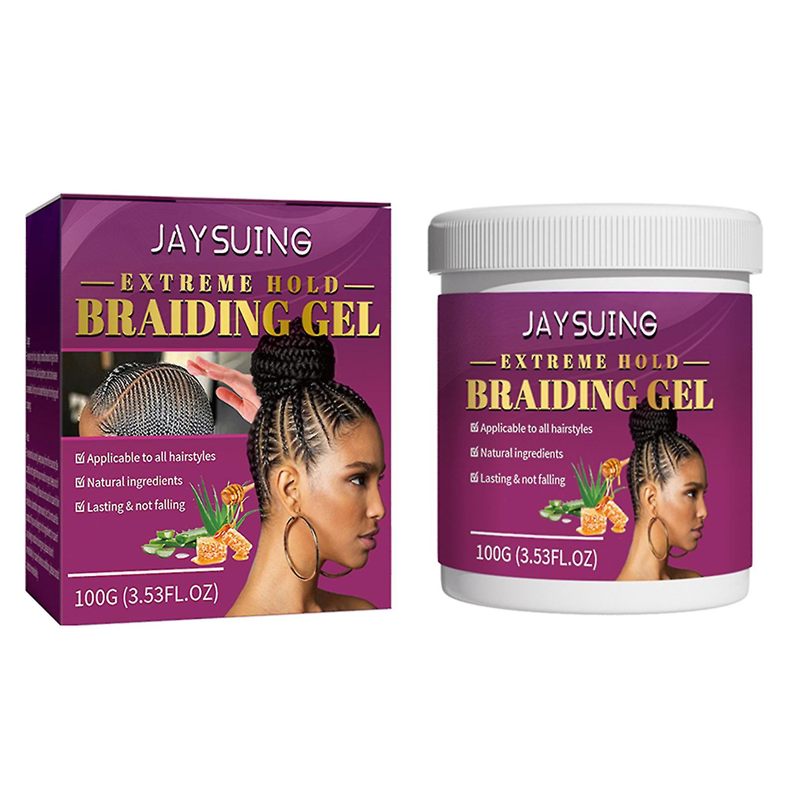 100g Dreadlock Styling Gel Non-greasy Extra Hold Braiding Gel For Women ...
