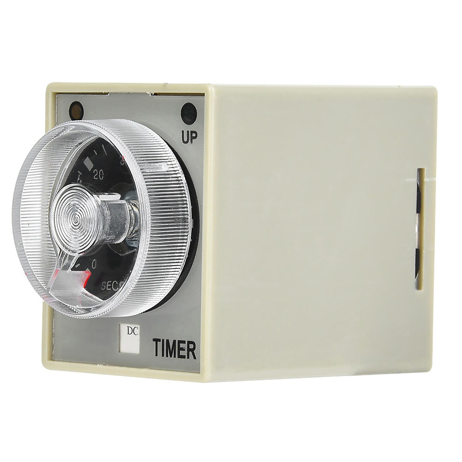 Electronic Time Relay 8 Pins Release Delay Timer 35mm DIN Rail Mount ...