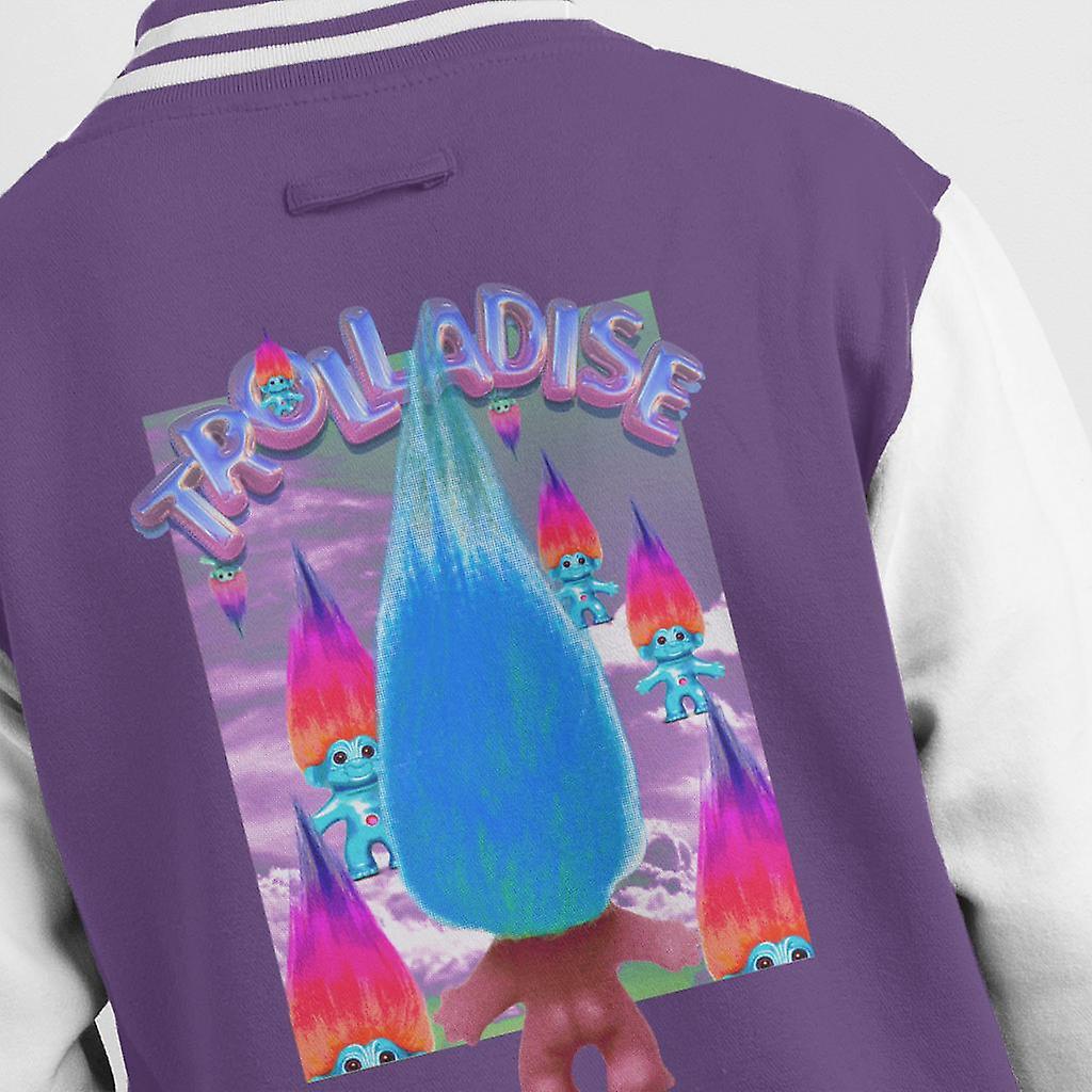 Trolls Trolladise Men's Varsity Jacket | Fruugo US