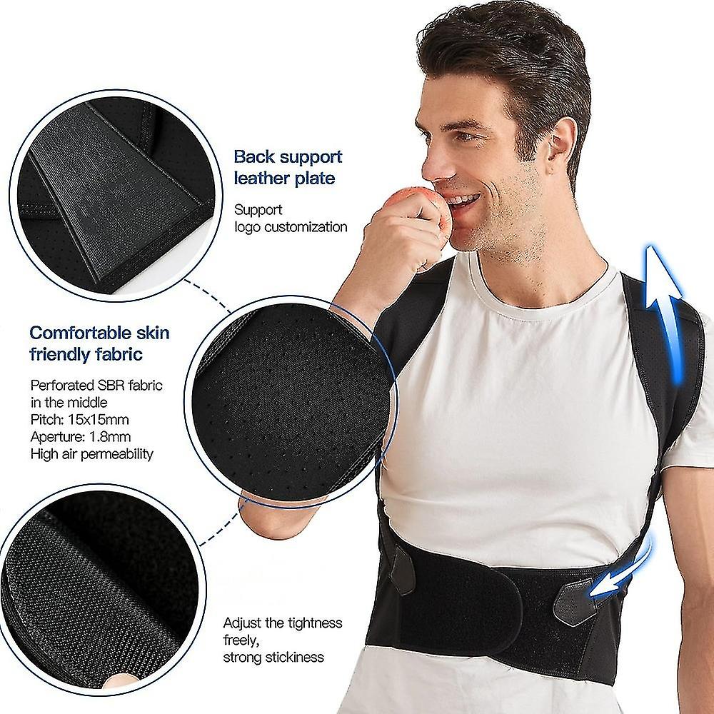 Back Brace Posture Corrector for Women and Men, Shoulder Straightener ...