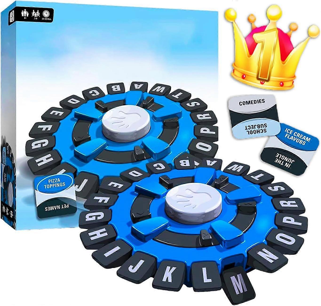 Quickstop Crazy Word Game The Thinking Letter Pressing Game Fast-Paced ...