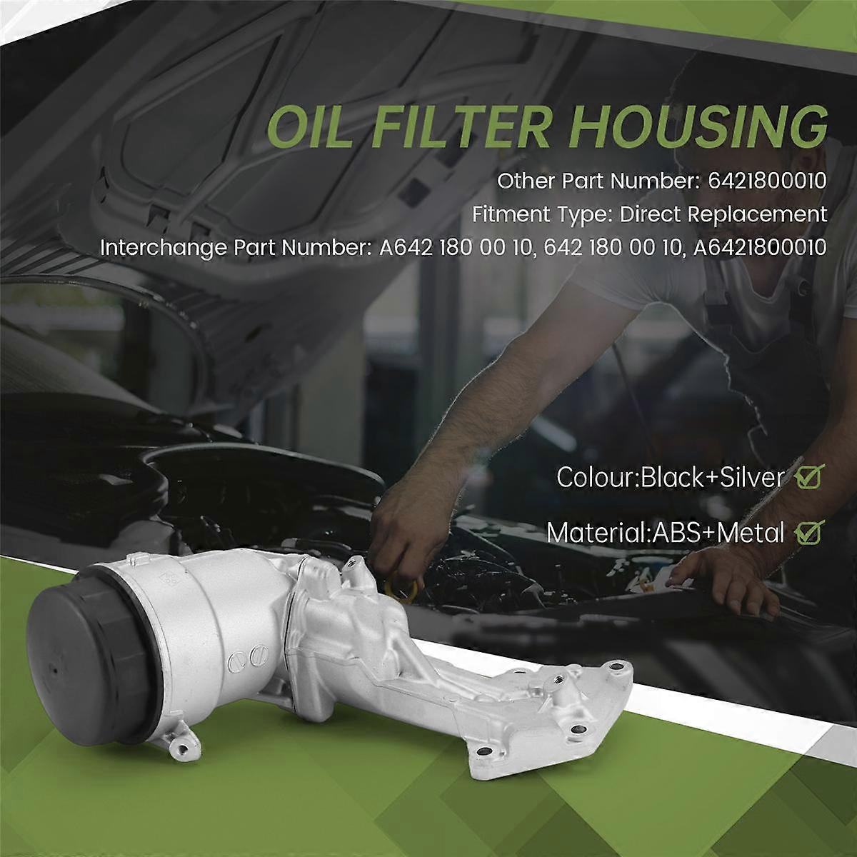 Engine Oil Filter Housing 6421800010 for W166 X166 X164 W164 W639 350 D ...