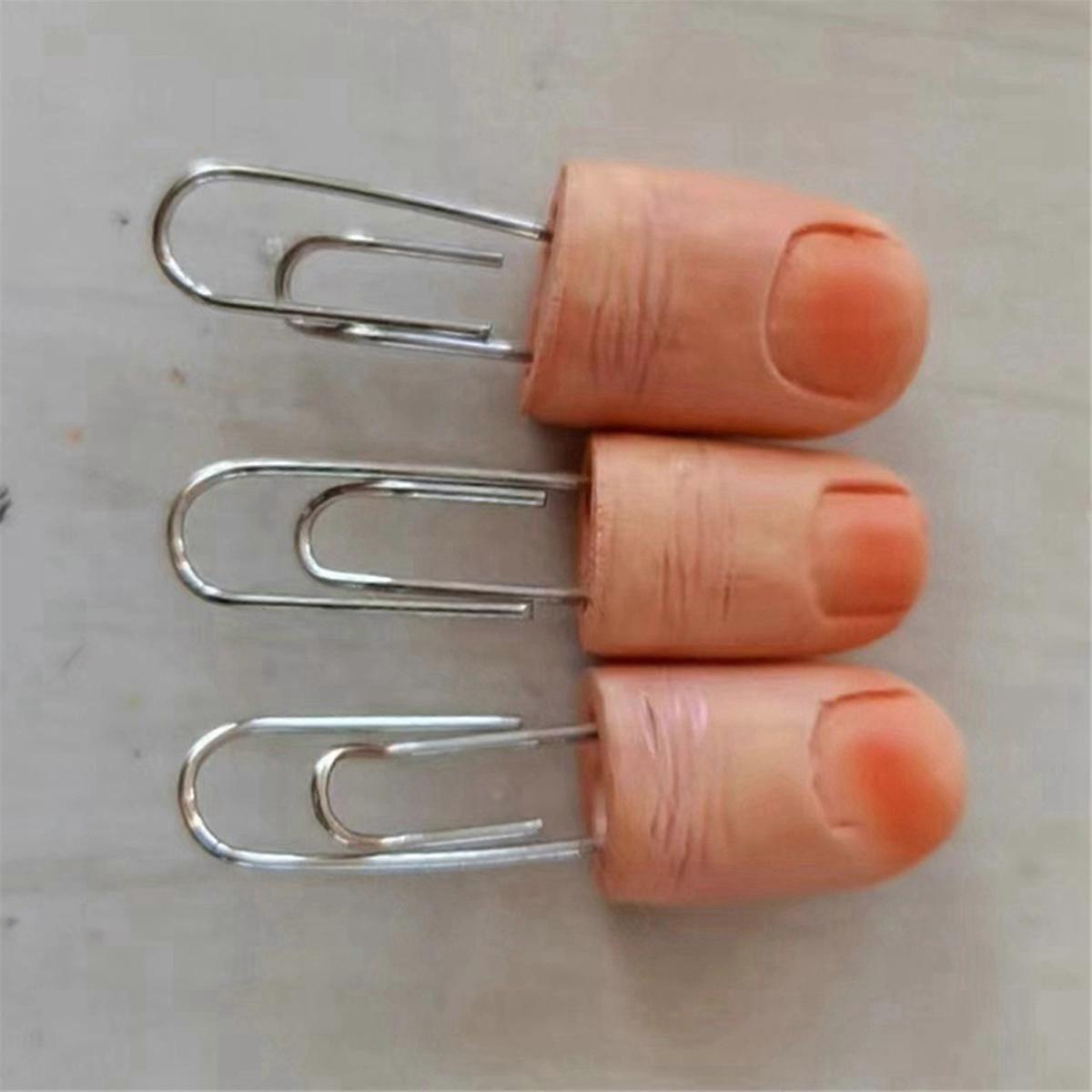 Realistic Finger Bookmark, Funny Finger Bookmark,Finger Paperclip ...