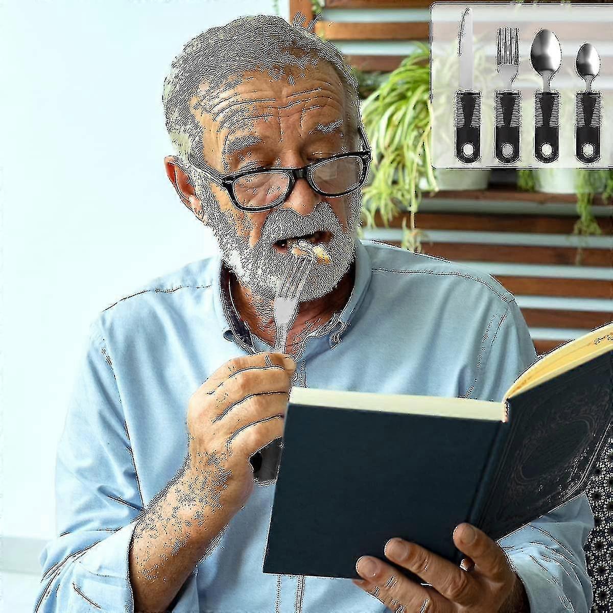 Bestickset Easy Grip Disability Aids Bestickuppsättningar Mjuka och ...