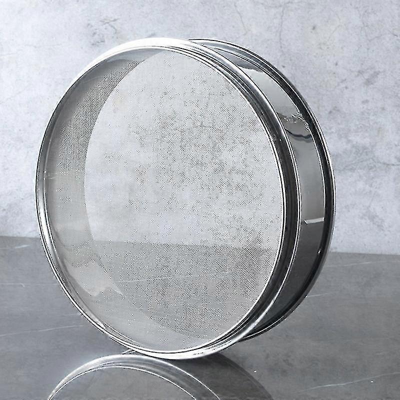 20cm 40 Mesh Stainless Steel Flour Sieve Fine Mesh Kitchen Sifter for ...