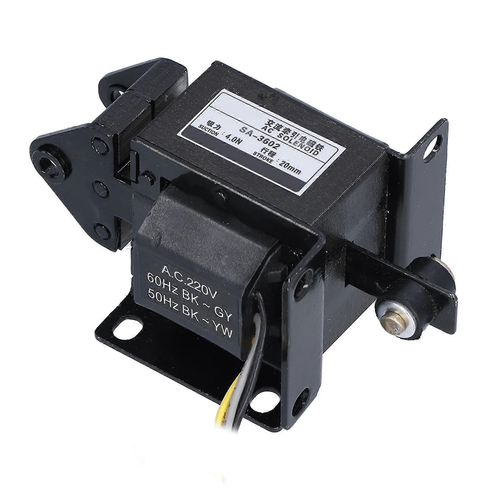 BERM AC Solenoid Electromagnet Traction Push Pull Electric Magnet ...