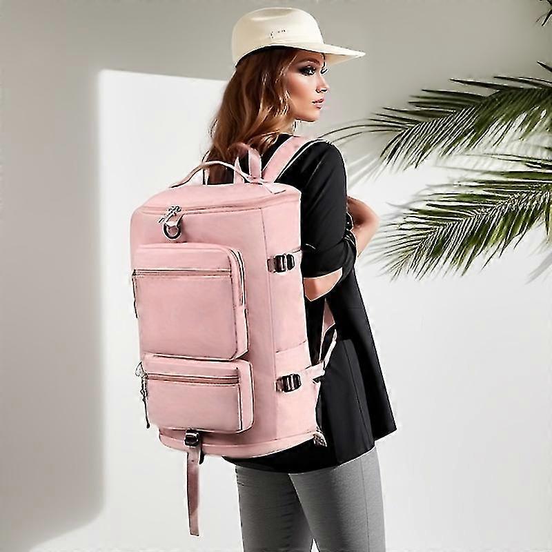 Portable Multifunctional Travel Duffle Backpack, Multi Pocket Luggage ...