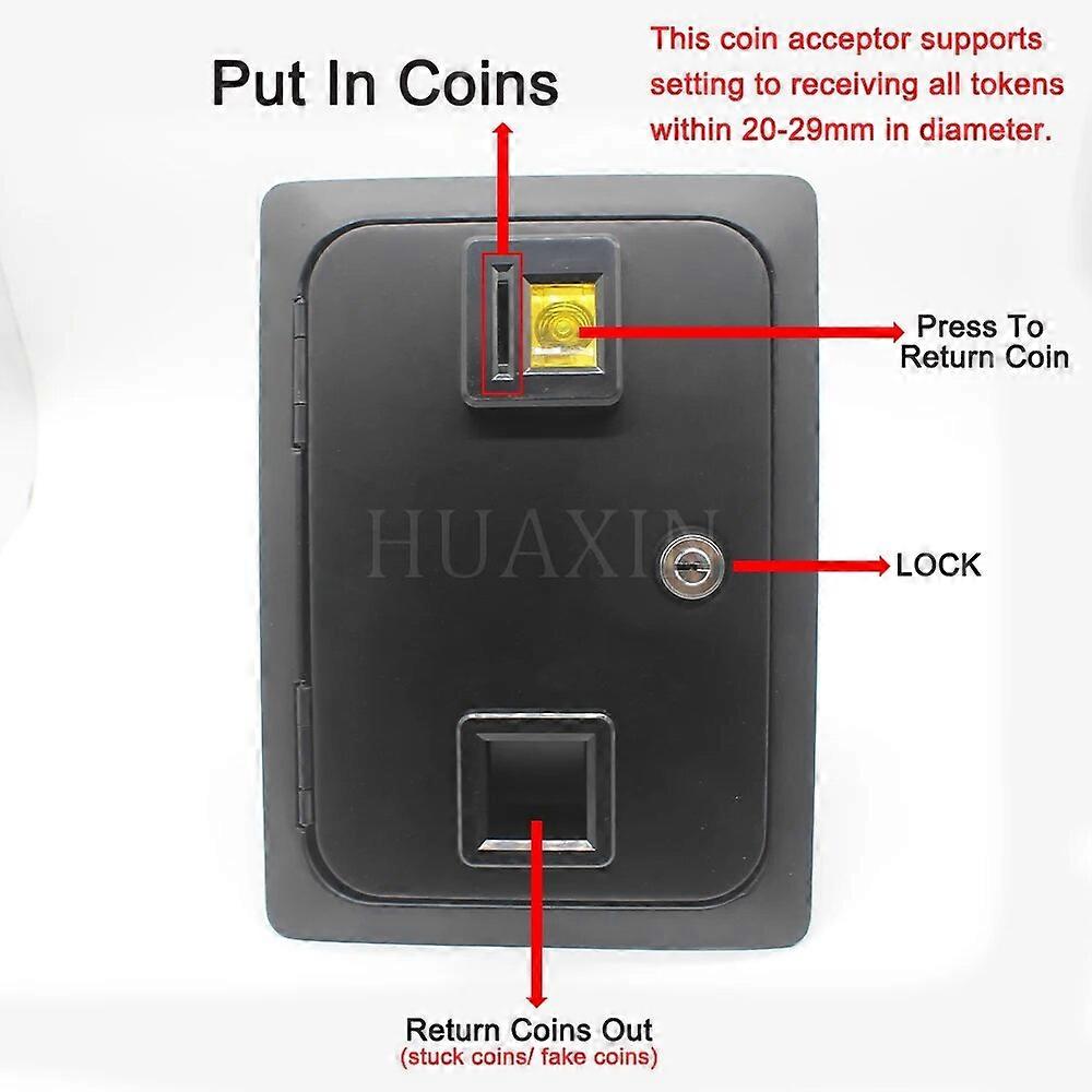 Puerta de moneda de arcade de hierro con aceptador comparativo de 12V ...