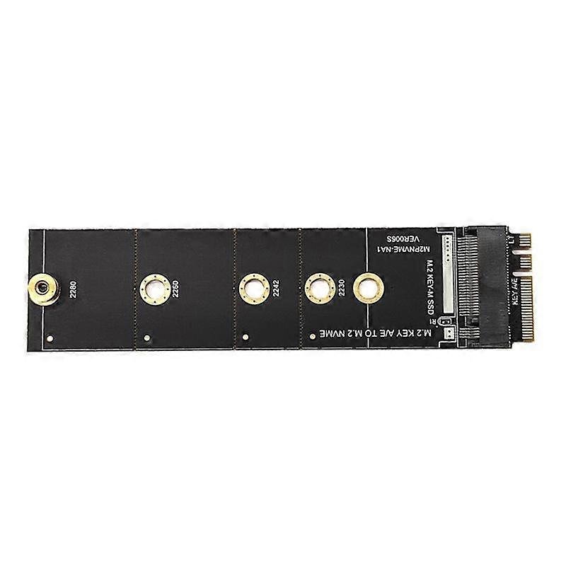 M.2 A+E KEY Slot To M.2 NVME Adapter Card NGFF To KEY-M Expansion Card NVMe PCI Express SSD Port ...