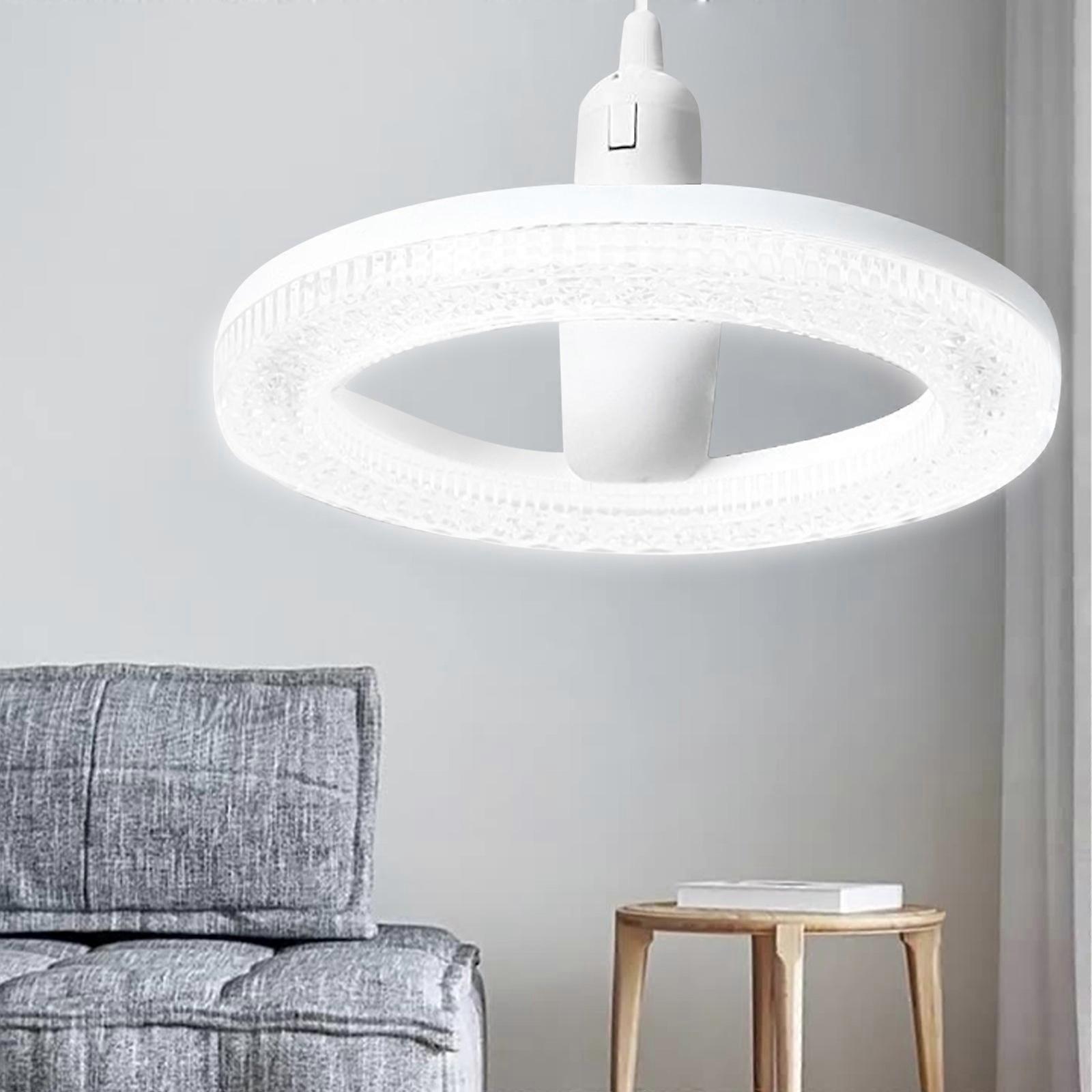 New LED Bulb E27 Screw Mouth Circular Light Household Eye Protection ...