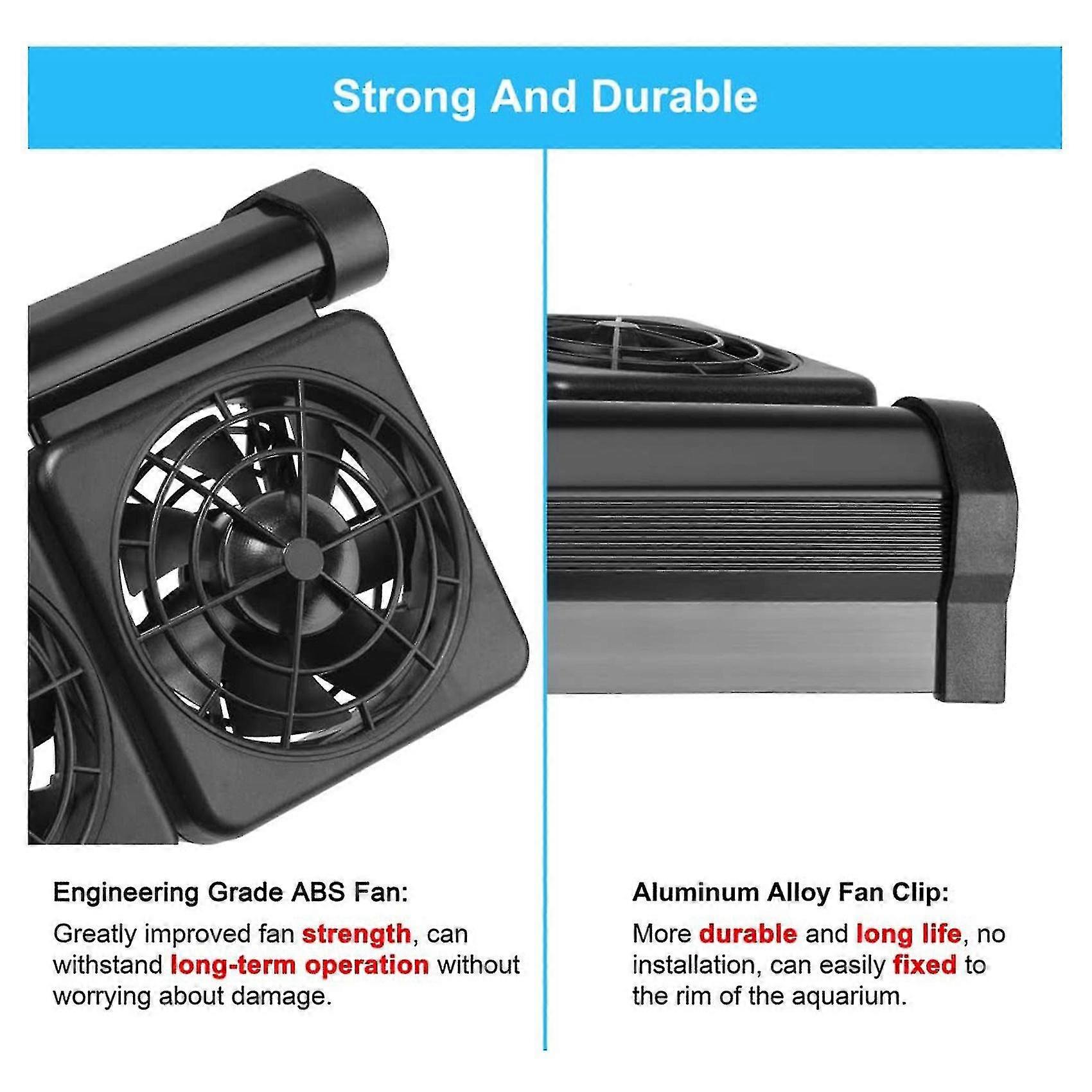 Aquarium Cooler Fish Tank Fan Aquarium Cooling Silent Fan (us Plug ...