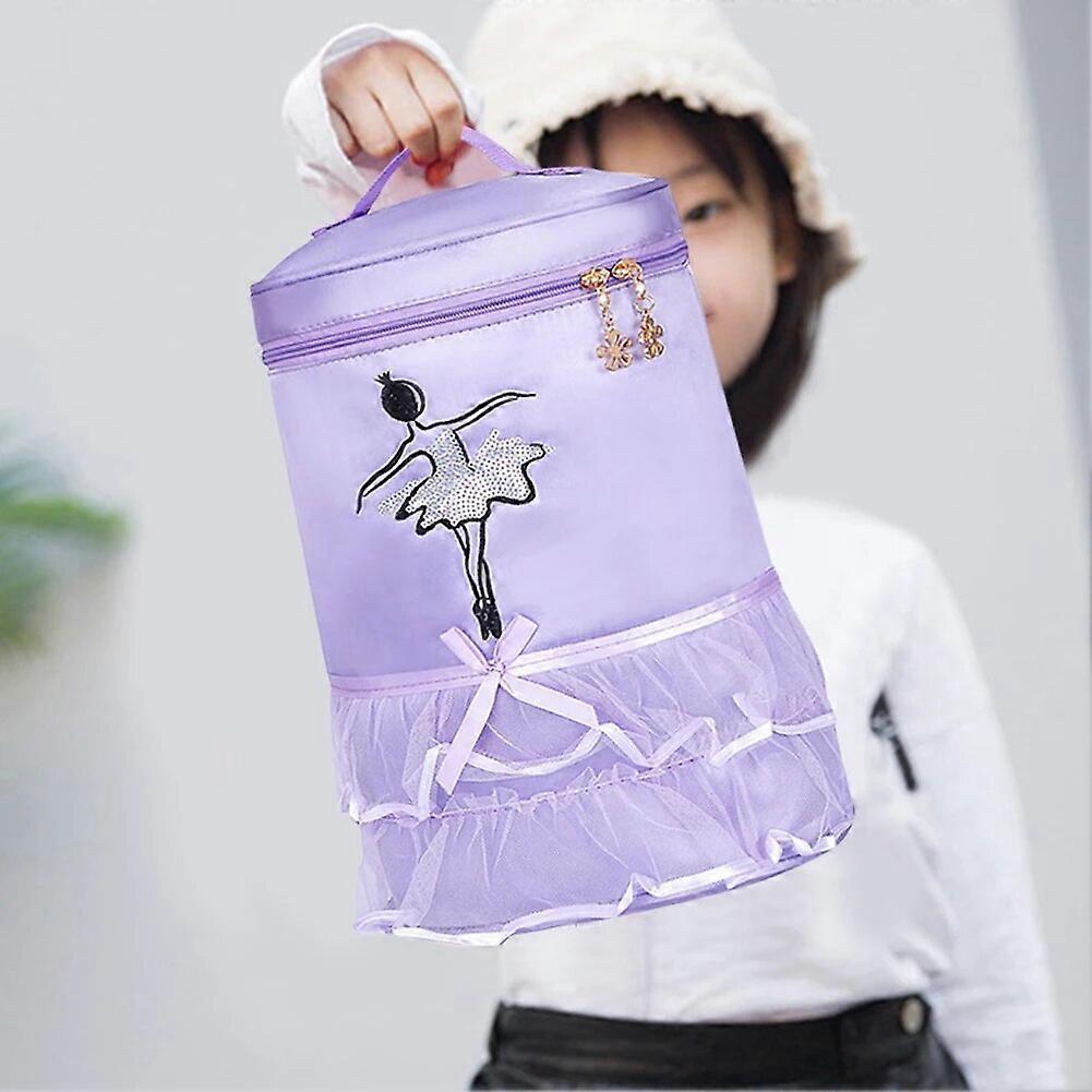 Girls Ergonomic Cute Bow Tie Ballet Dance Lace Backpack Girls Latin ...