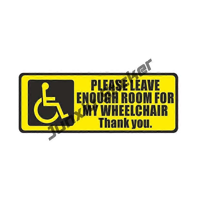 Handicap Color Vinyl Decal Sticker Waterproof Car Window Disabled ...