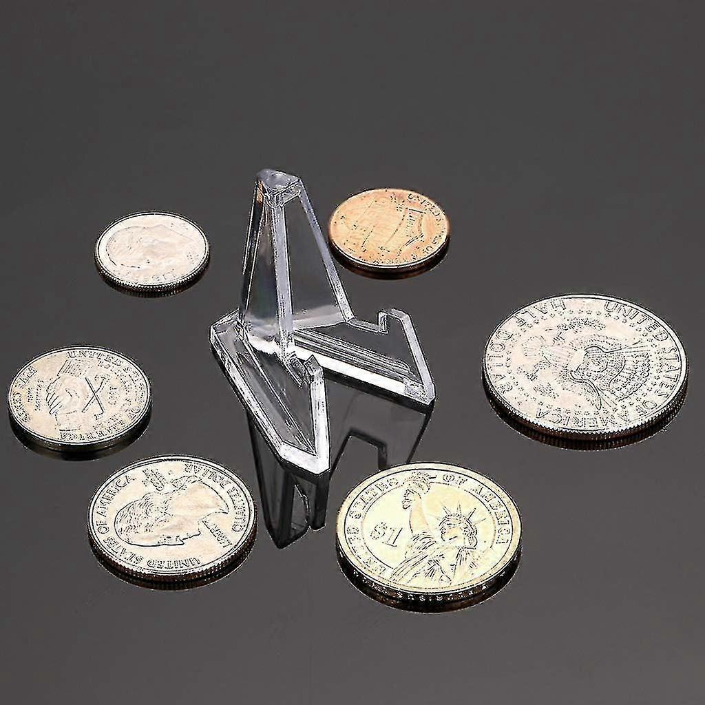 20pcs Coin Holder Display Stands Coin Easels Medal Badge Collection ...