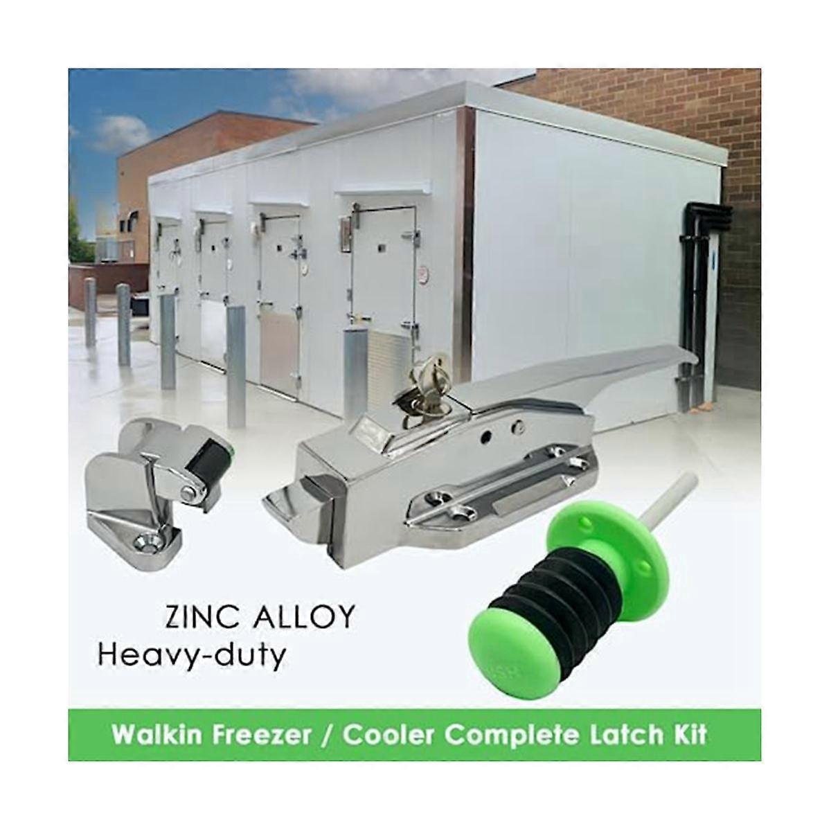 Cooler Door Latch Kit, Safety Freezer Door Latch Handle Set, with ...