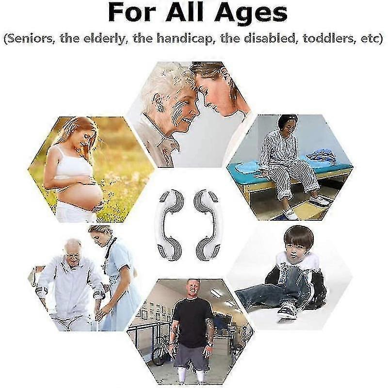 Safety Helping Handle Anti Slip Support Toilet Bathroom Safe Grab Bar ...