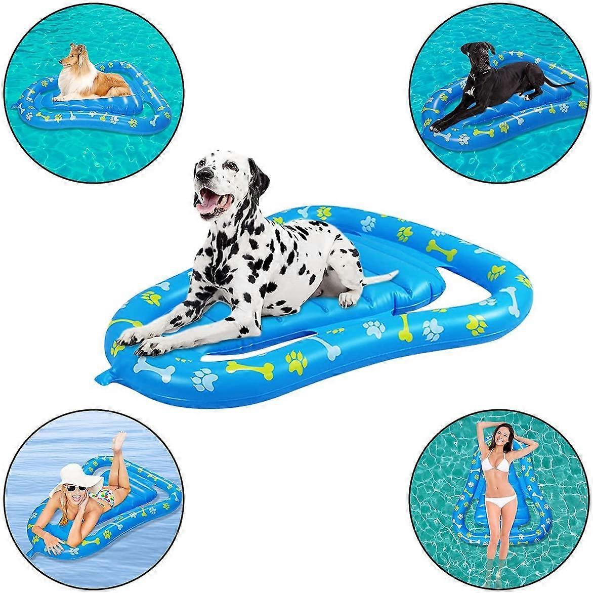 Inflatable Pool Float for Dog and cat,pet Pool Float,Inflatable Stay ...