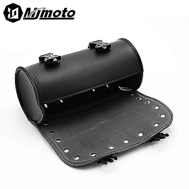 Leather Motorcycle Back Seat Bag Tail Pack Waterproof Motocross Side ...