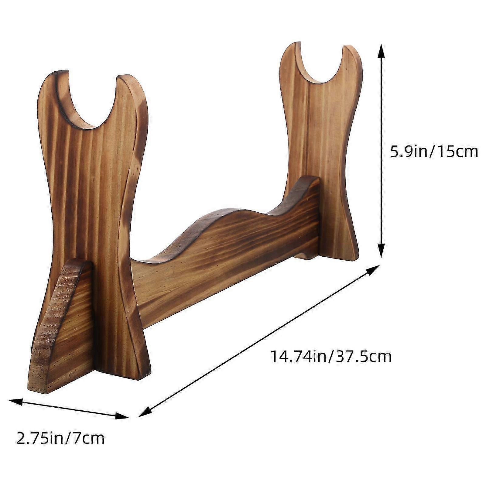 Wooden Flute Display Stand Swords Collection Rack Flute Display Rack ...