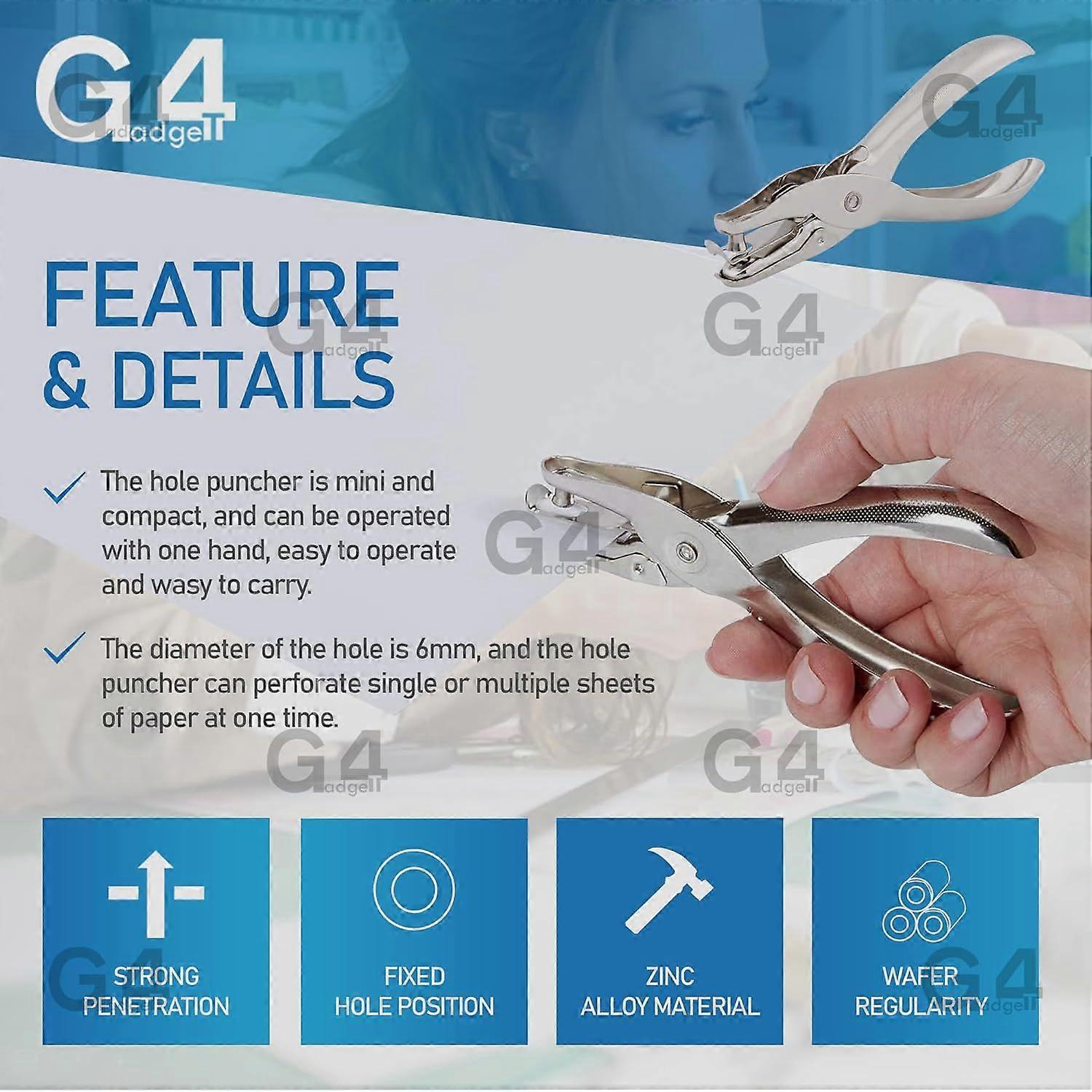 Single hole punch Single hole pliers punch, 3mm hole diameter Chrome ...