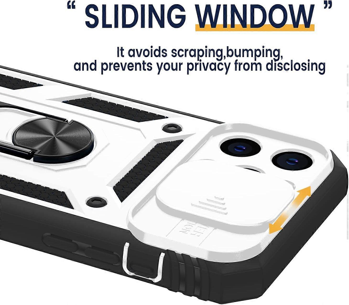 Armor Case for iPhone 13 Pro Max, Military Grade Protection Slide ...