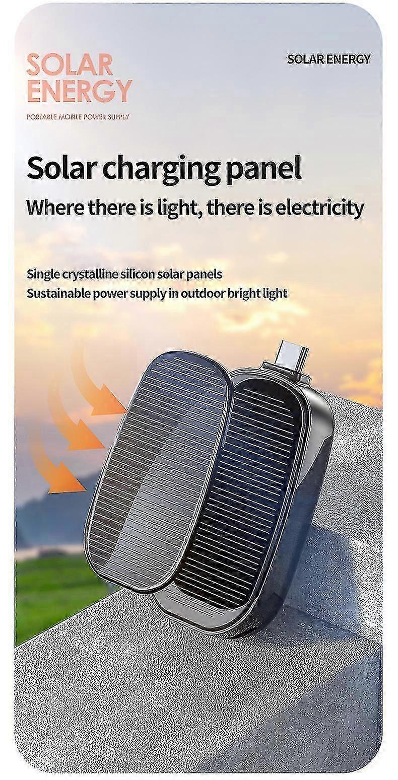 Mini Solar Power Bank Portable Keychain Powerbank For Cell Phone ...