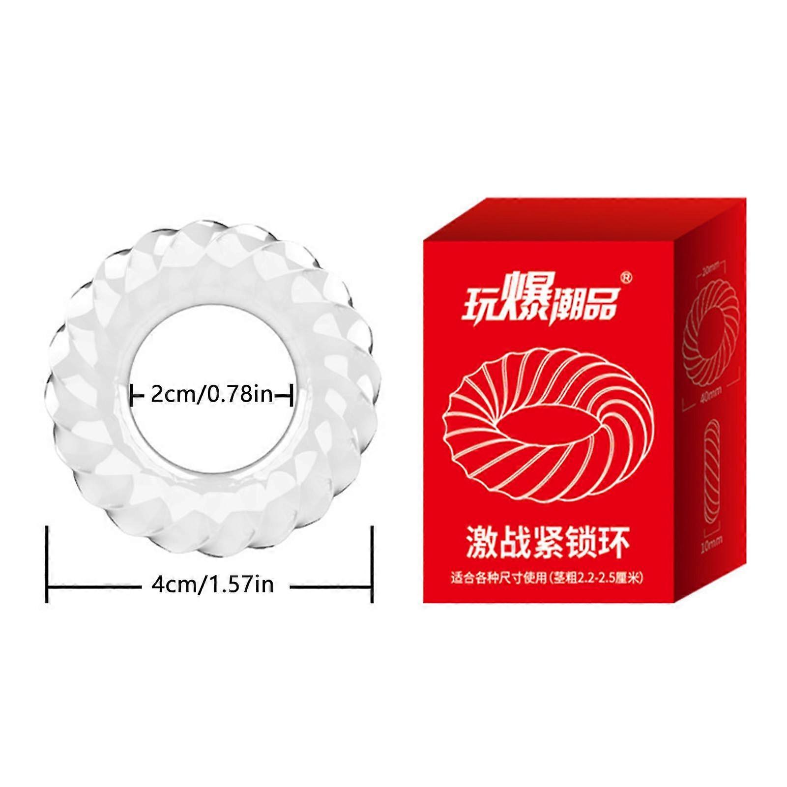 Male Cock Ring Locking Ring Smooth Surface Reusable Waterproof Lock ...