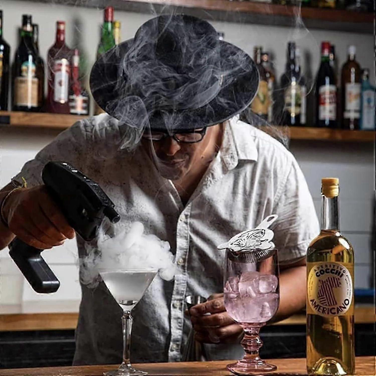 Smoke Gun Cocktail Kit with 5-Flavor Aroma Oil & Edible Bubble for ...