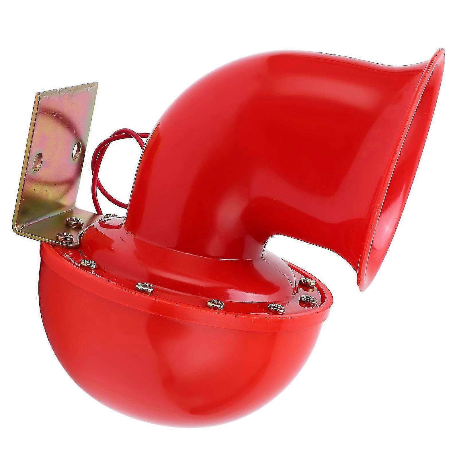 Car Horn 150db Red Air Horn Electric Bull Horn Cow Sound Metal Horn for ...