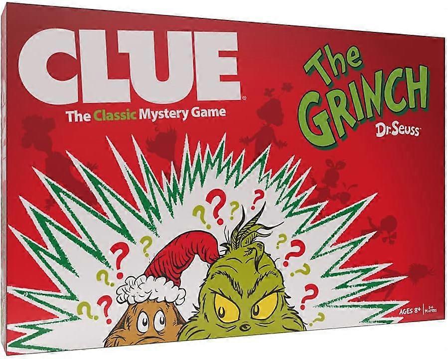 Cluedo : Le Grinch, jeu de société mystère classique. Résolvez le vol ...