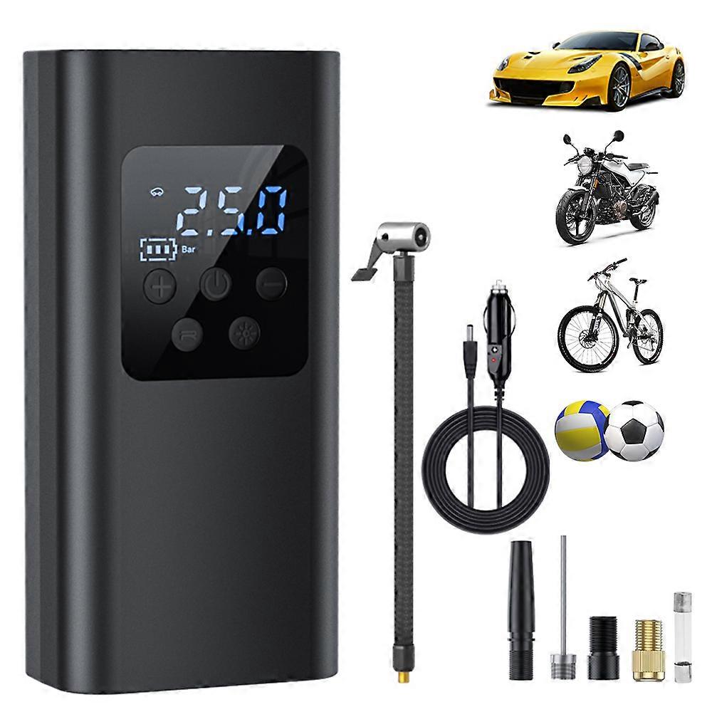 150PSI Cordless Air Pump - Rechargeable High-Pressure Inflator for Car ...