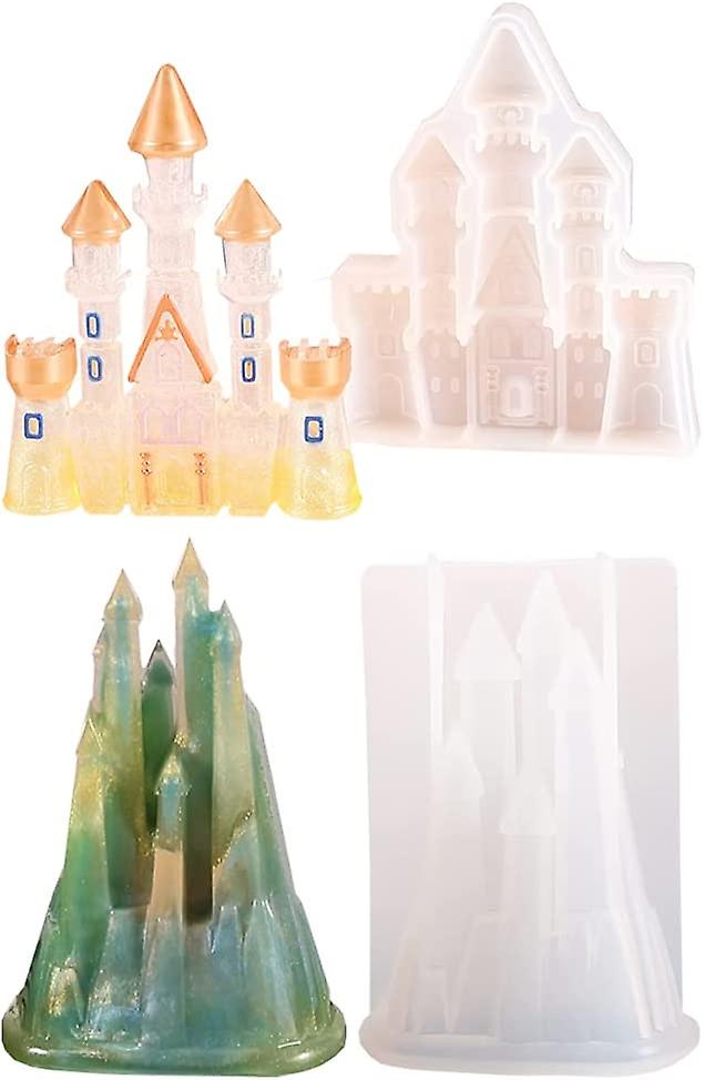 Castle Molds For Resin Silicone Casting Molds For Expoxy Diy Craft ...
