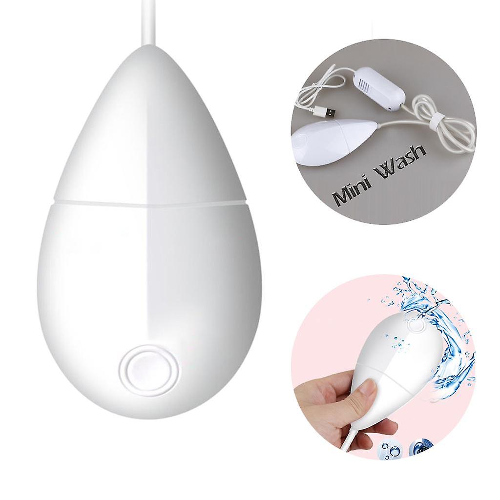 Ultrasonic Bubble Mini Cleaner For Travel &home 5v White Usb Removes ...