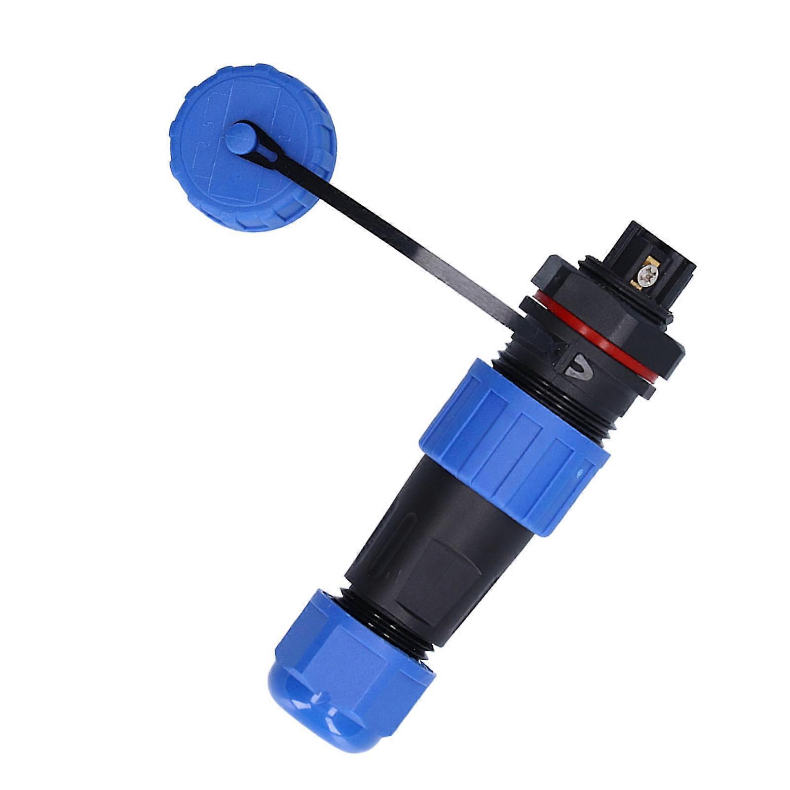 IP68 Waterproof Aviation Plug Socket Set LP16 3Pin Weld Free Back Nut ...