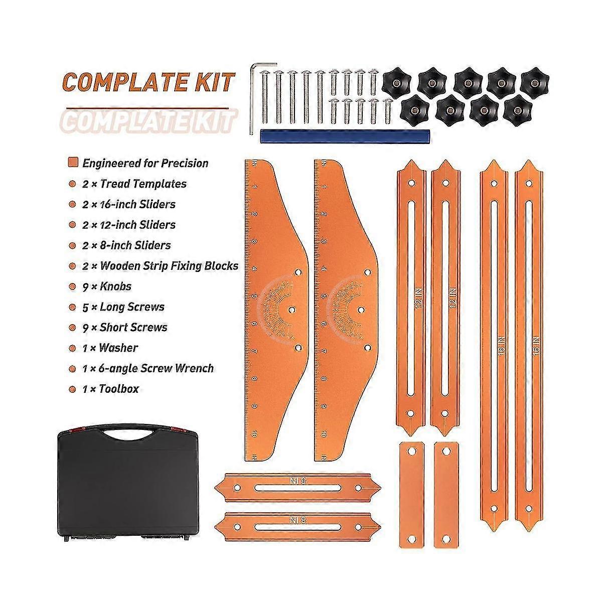 Stair Tread Template Tool-solid Metal Stairs Jig For Accurately ...