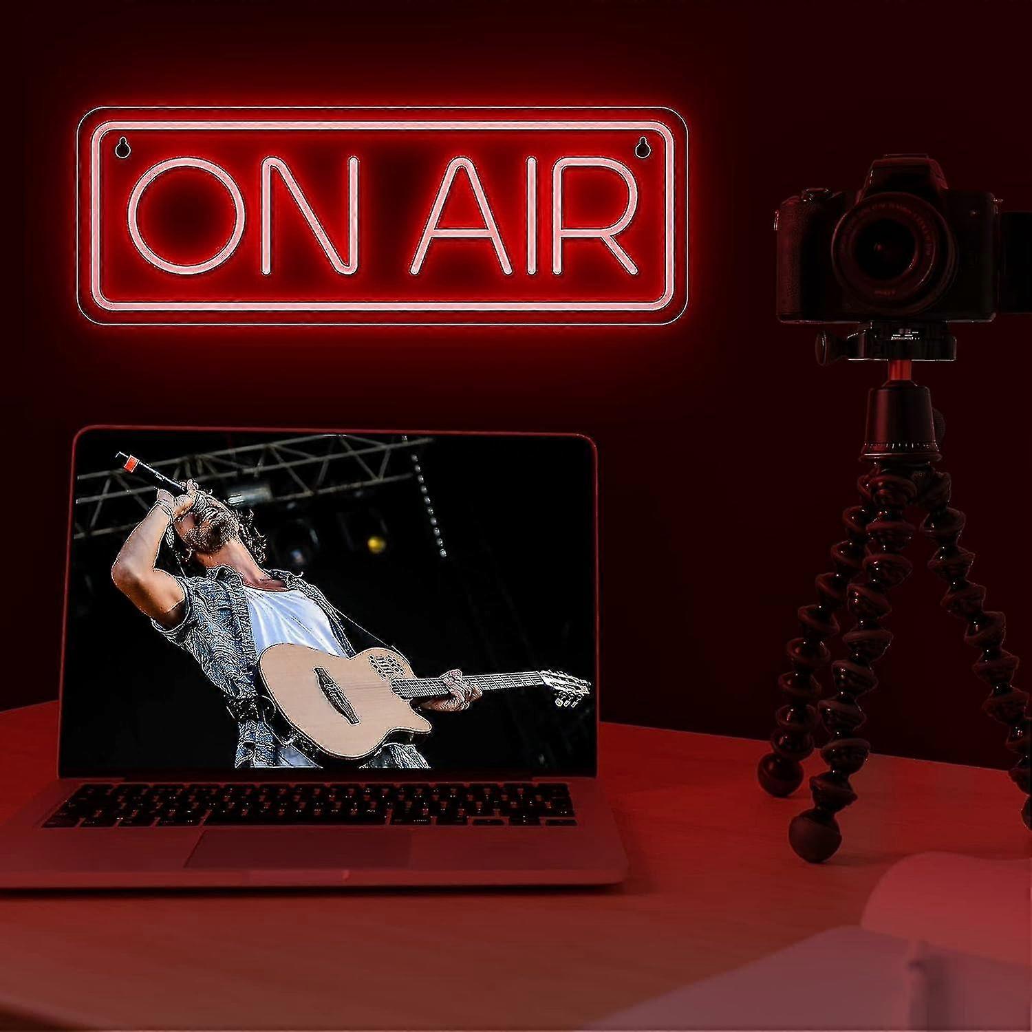 On Air Sign - Live On Air Neon Sign For Twitch, Tiktok, Youtube ...