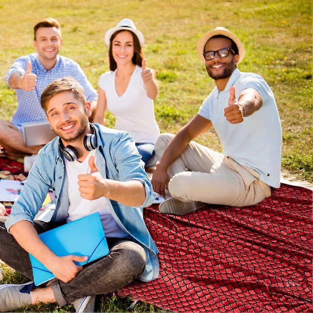 Mermaid Scales Fabric Iridescence Red Color Sparkly Hologram Spandex ...