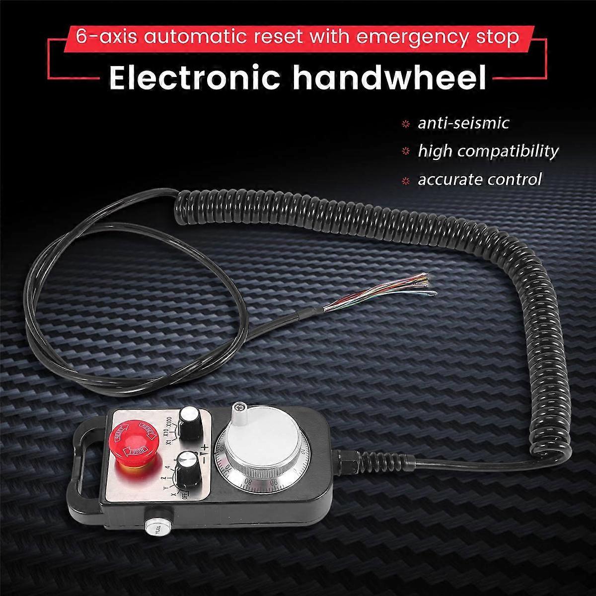 CNC Pulse Generator MPG Pendant Handwheel for FANUC System 5V Manual ...