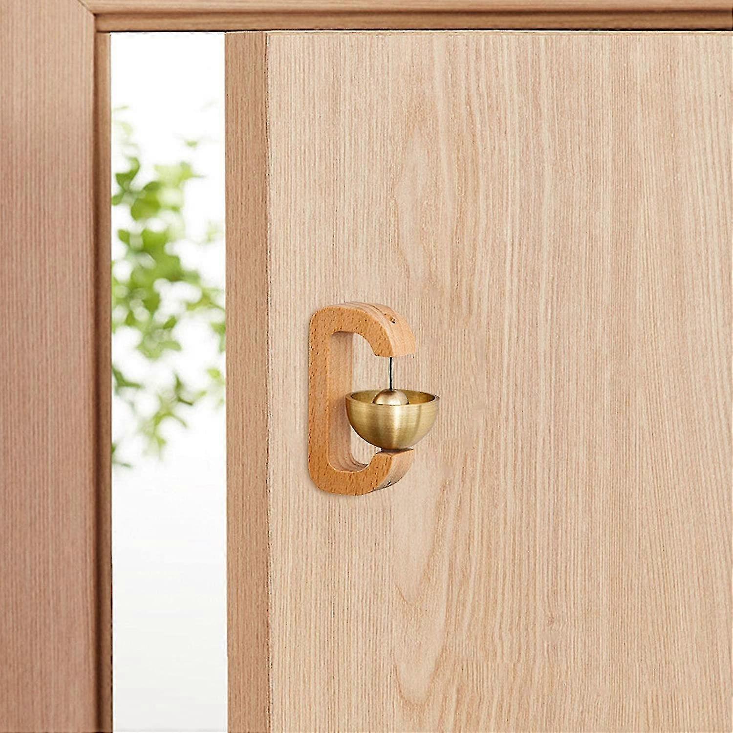 Craft Door Bell,wooden Magnetic Mount Decorative Bell,commercial ...