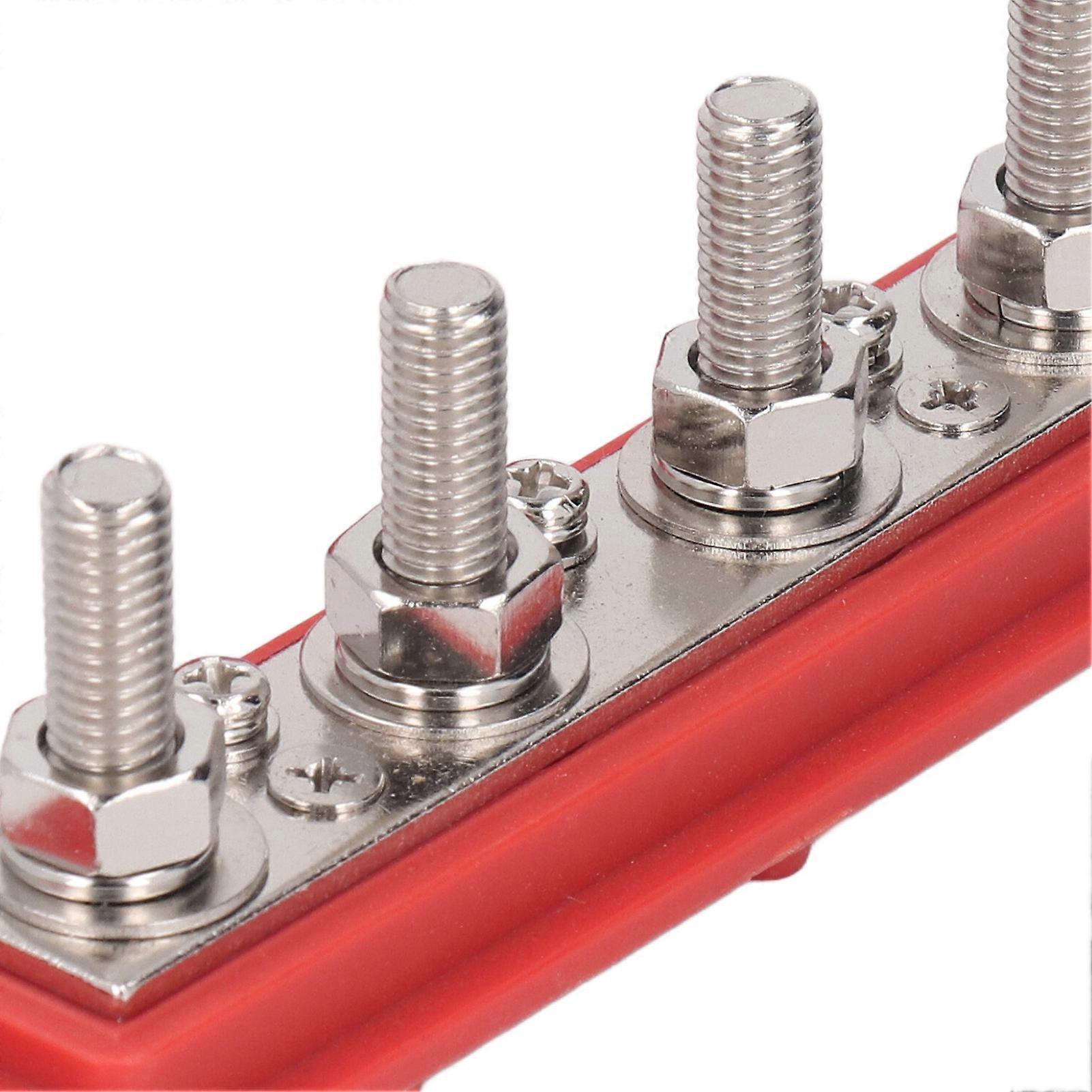 4 Stud M8 Bus Bar Heavy Duty Module Power Distribution Block Busbar Box ...