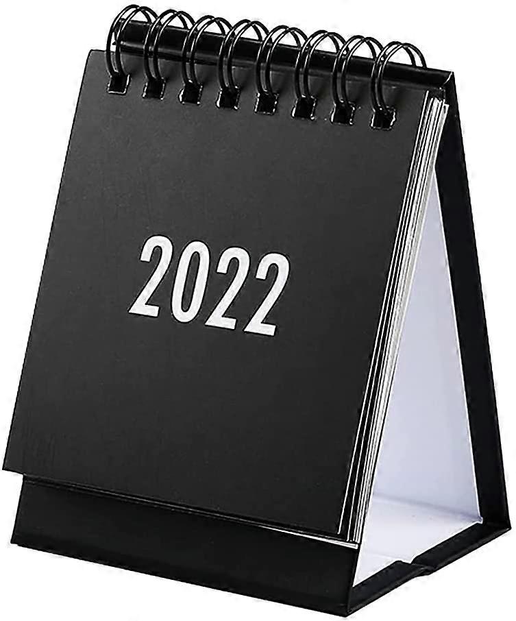 2024 Desk Calendar 2022 Mini Calendars Metal Ring Twin-Wire Binding ...